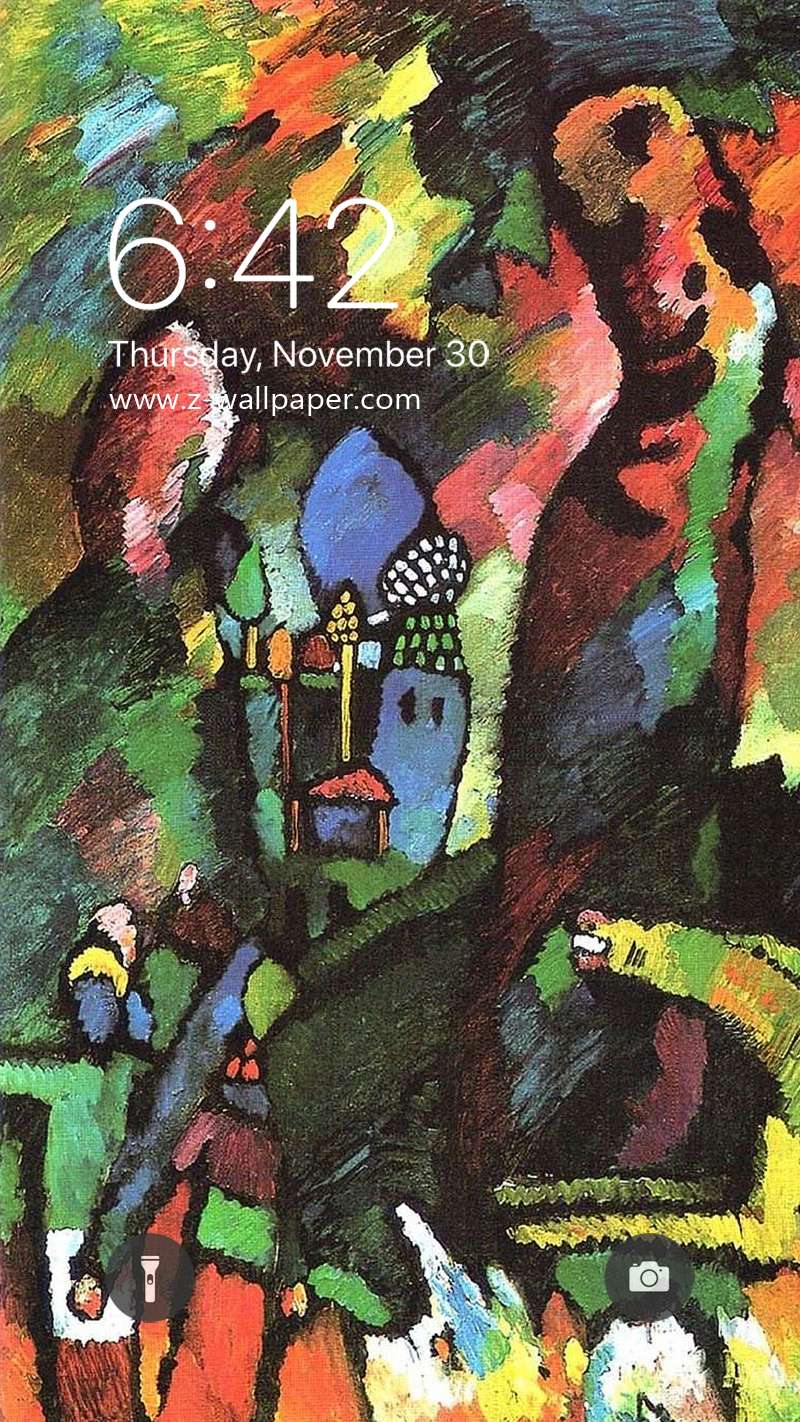 Wassily Kandinsky Art Mobile Phone Wallpapers · Free Download | Z-Wallpaper